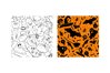 Halloween Digital Paper Pack 12 x 12 inches, JPEG (897989) | Patterns ...