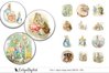 Beatrix Potter Peter Rabbit printable 2 inch circle (406885) | Other ...