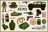 Military Army Vector Clipart Pack