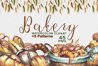 Bakery watercolor clipart (331500) | Illustrations | Design Bundles