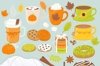 Pumpkin Spice Fall Treats Clipart - 32 PNG Graphics (369104 ...