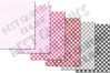 100 Gingham background scrapbook digital paper set (1109463) | Patterns ...