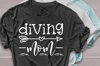 Diving mom svg, sports svg (734607) | SVGs | Design Bundles