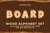 Wood Alphabet 2
