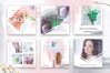 Instagram Watercolor Posts Pack (99846) | Websites | Design Bundles