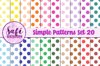 Simple Patterns Digital Paper Bundle - 400 Papers (1157438) | Patterns ...