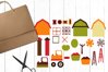 Build your own - clip art bundle - DIY farm, castle, house (81261 ...