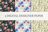 Watercolor Flower Digital Paper, Seamless Patterns (718819) | Patterns ...