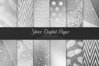 Silver and Metallic Digital Paper Textures