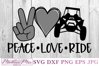Peace Love Ride, Off-road Svg, Side by Side Svg (891336) | Cut Files ...
