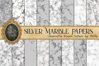 16 Silver Glitter Marble Texture Digital Papers (136396) | Backgrounds ...