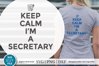 Keep Calm Secretary svg - a secretary svg file for crafters (721318 ...