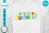 Hello Summer Svg, Colorful Hello Summer Svg (731580) | Cut Files ...