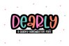 Dearly - A Quirky Handwritten Font