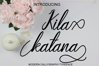 Kila katana (42357) | Calligraphy | Font Bundles