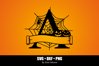 Halloween Split Monograms A-Z (329082) | Monograms | Design Bundles