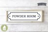 Vintage Powder Room SVG, Bathroom Sign SVG (1241728) | Cut Files ...
