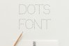 Dots Display Font (870056) | Display | Font Bundles
