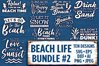 Salt Beach Life Svg Bundle Set 2 SVG Files -Beach Svg Files for Cricut ...