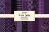 Purple Gothic Digital Paper (812440) | Patterns | Design Bundles
