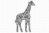 Giraffe Mandala SVG Cut Files, Giraffe Mandala Clipart. (517624) | Cut ...