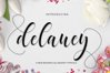 Delaney Script (49321) | Script | Font Bundles