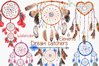 Dreamcatchers, Tribal clip art (23299) | Illustrations | Design Bundles