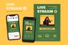 Live Stream Event Flyer Template (927374) | Flyers | Design Bundles
