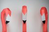 Papercraft Flamingo, Papercraft Pink Flamingo, 3D Paper Craft Sculpture ...