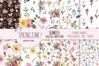 Spring Floral Digital Paper Pack Watercolor Cute Patterns (534299 ...