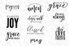 Faith SVG Cut File Bundle (182201) | Cut Files | Design Bundles