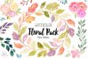 Watercolor Floral Pack