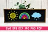 Rainbow Sun Cloud SVG (415565) | Cut Files | Design Bundles
