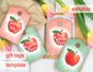 Apple Teacher Appreciation Tags Templates Editable PDF Word (578326 ...