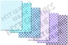 100 Gingham background scrapbook digital paper set (1109463) | Patterns ...