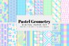 Pastel Geometry Digital Paper Pack