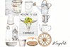 Farmhouse Finds Clipart, Vintage Country Farm, Rustic Farm (677937 ...