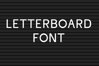 Letter board font - A believable letterboard look (198382) | Sans Serif ...