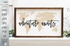 Adventure Awaits - World Map - Sign