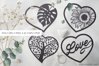 Set of Heart paper cut (1185597) | Paper Cutting | Design Bundles
