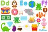 Alphabet Clip Art, ABC Illustrations, A to Z, DEF Letters (737019 ...