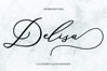 Delisa (542812) | Calligraphy | Font Bundles
