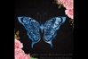30 Royal Blue Foil and Glitter Butterfly Digital Images (238914 ...