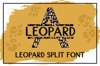 Leopard Split Font - A Monogram Font (682388) | Monogram | Font Bundles
