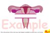 Uterus Circle & Split Embroidery Design Machine Commercial Use digital ...