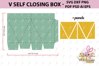 Self closing box, self-closing box, pdf gift box template (345747 ...