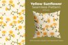 Yellow Sunflower - Seamless Pattern