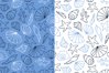 10 seamless patterns with seashells (99997) | Patterns | Design Bundles