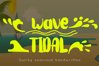 Wave Tidal Quirky Handwritten Font (694424) | Summer | Font Bundles
