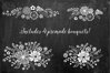 Chalkboard Floral Design Kit, AI PNG (82240) | Illustrations | Design ...